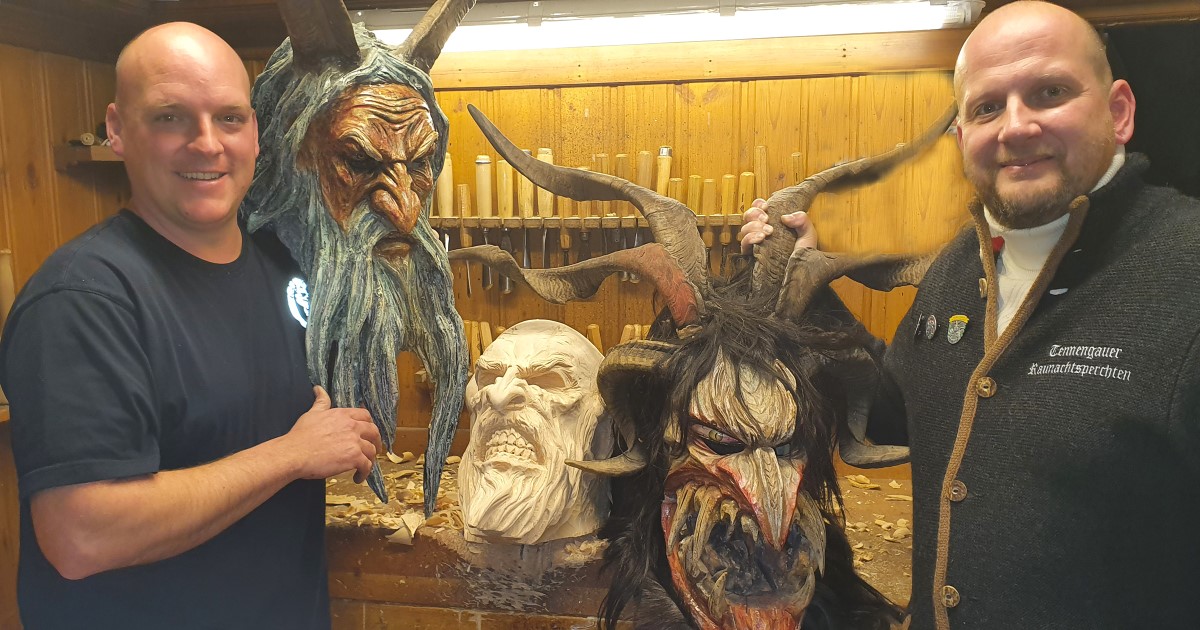 🇦🇹 Rettei masks: Krampus and Perchten carver »Puch magazine